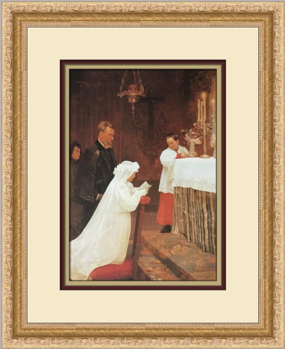 Pablo Picasso the First Communion Custom Framed Print - Etsy