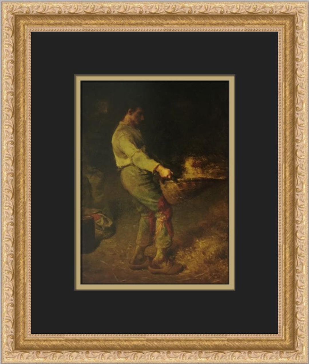 Jean-francois Millet the Winnower Custom Framed Print - Etsy