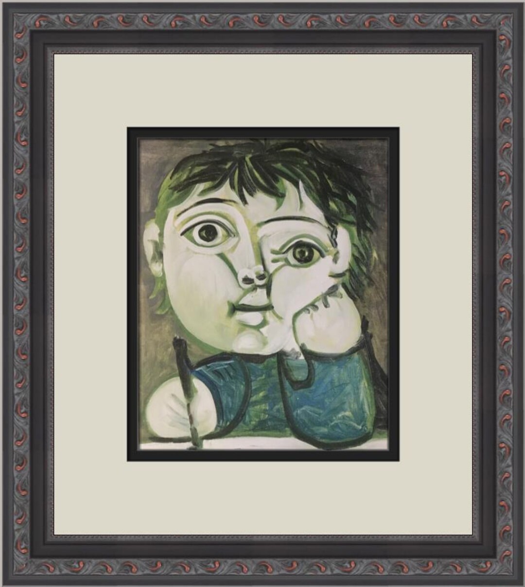 Pablo Picasso Claude Drawing Custom Framed Print - Etsy