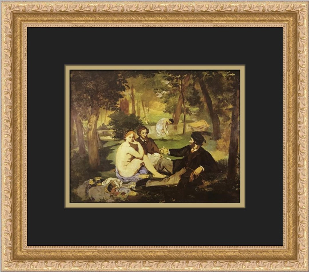 Edouard Manet Luncheon on the Grass Custom Framed Print - Etsy
