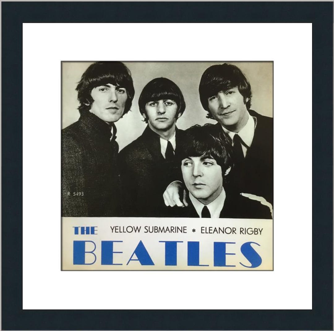 The Beatles Eleanor Rigby Yellow Submarine #1 Singles Print From Box ...