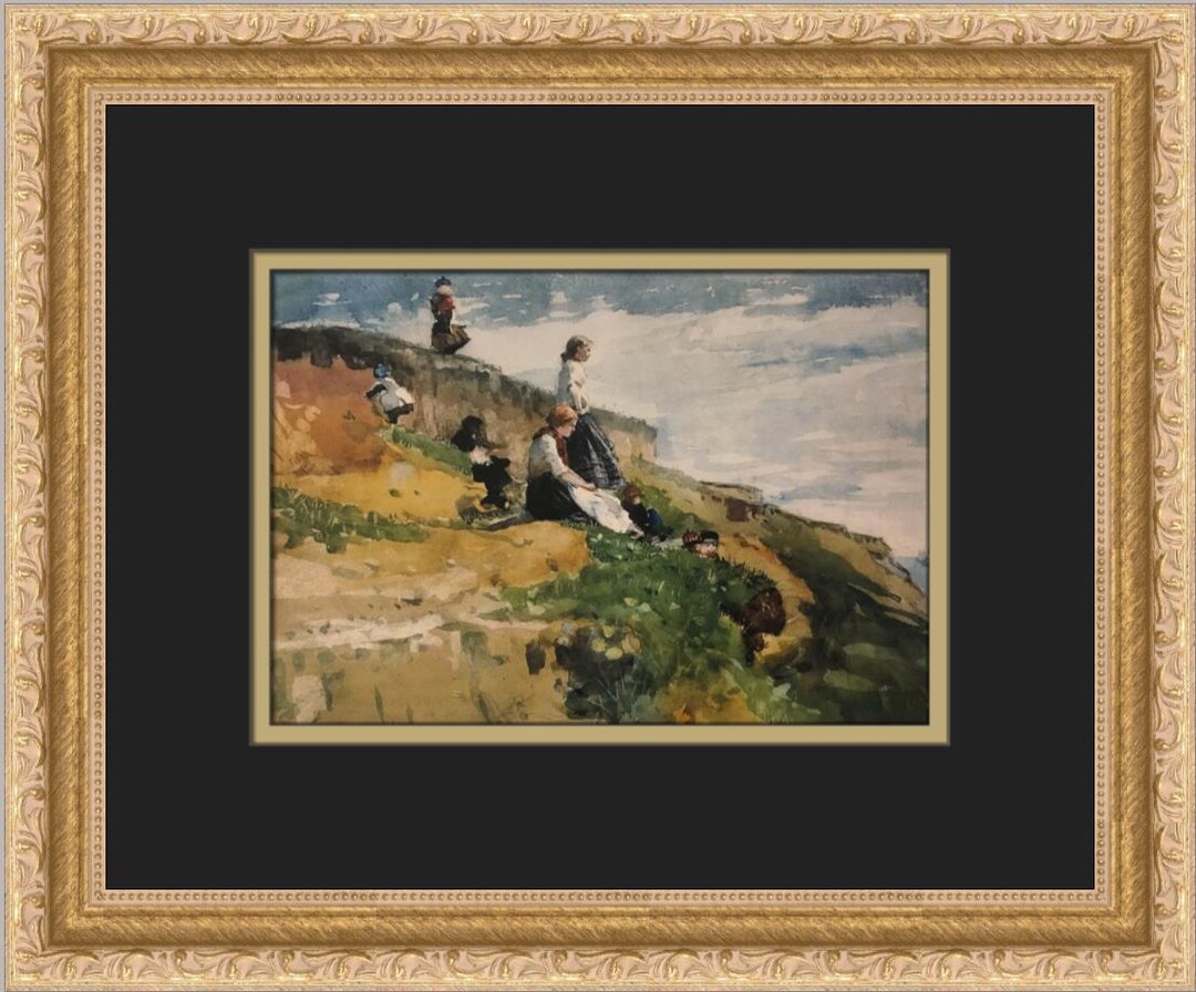 Winslow Homer on a Cliff Custom Framed Print - Etsy