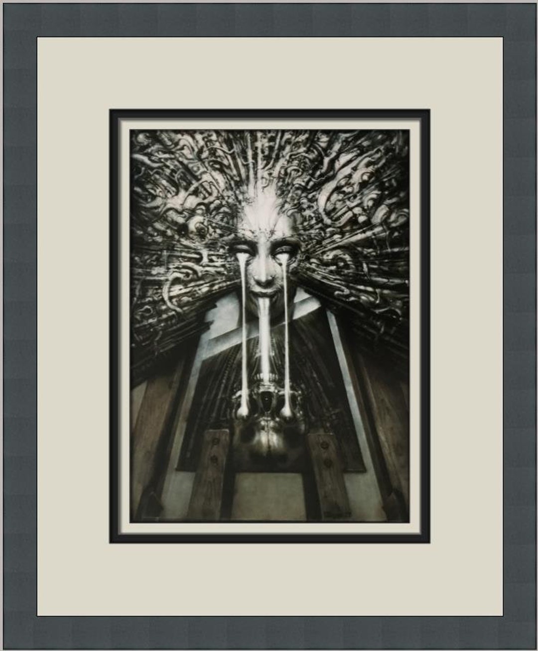 HR Giger H. R. Giger Mirror Image Custom Framed Print - Etsy Singapore