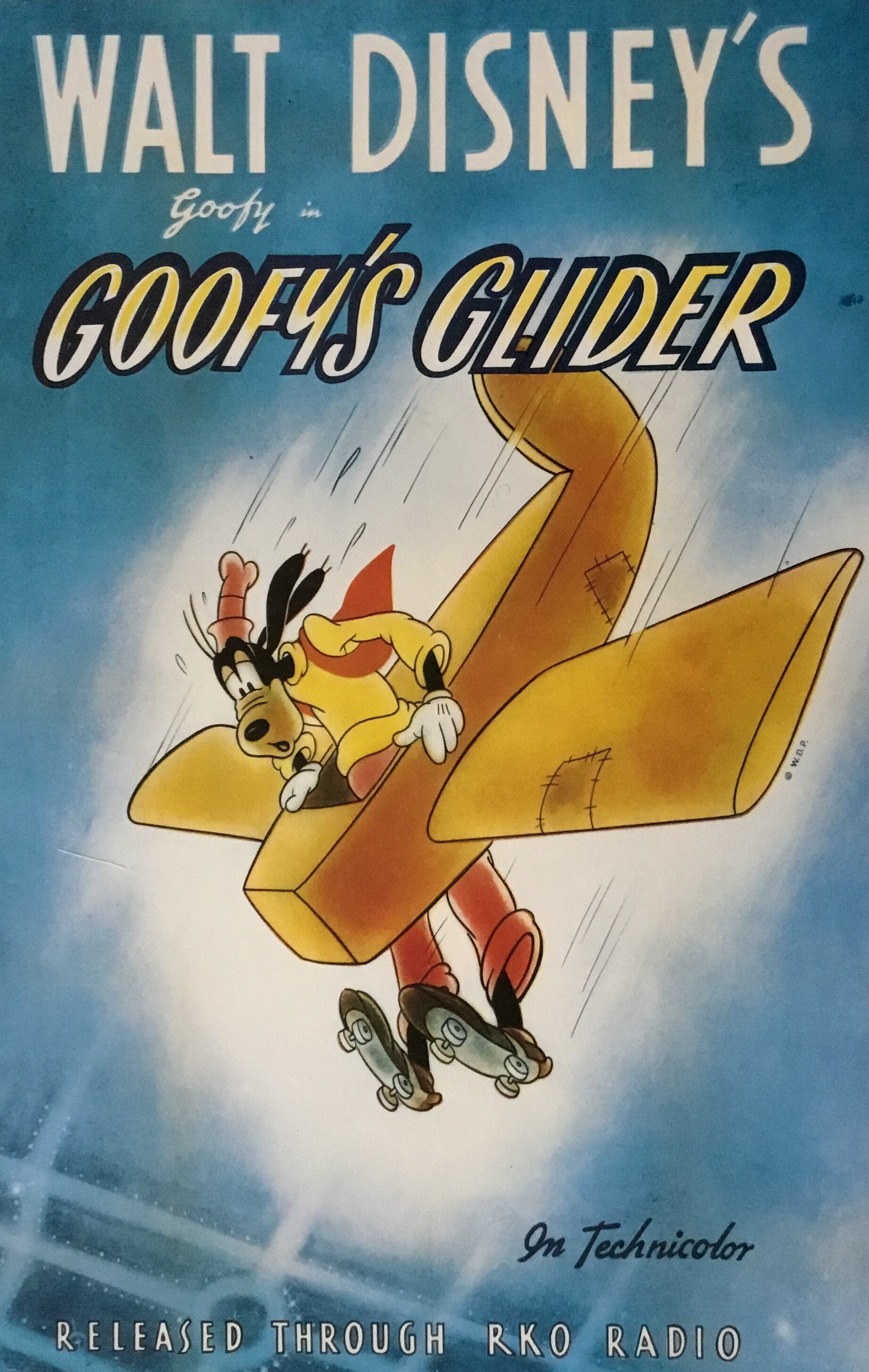 Walt Disney Goofy's Glider Custom Framed Poster Print - Etsy