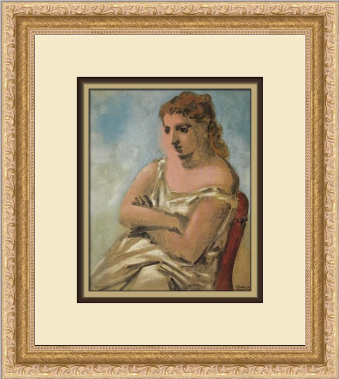 Pablo Picasso Portrait of Sara Murphy Custom Framed Print - Etsy