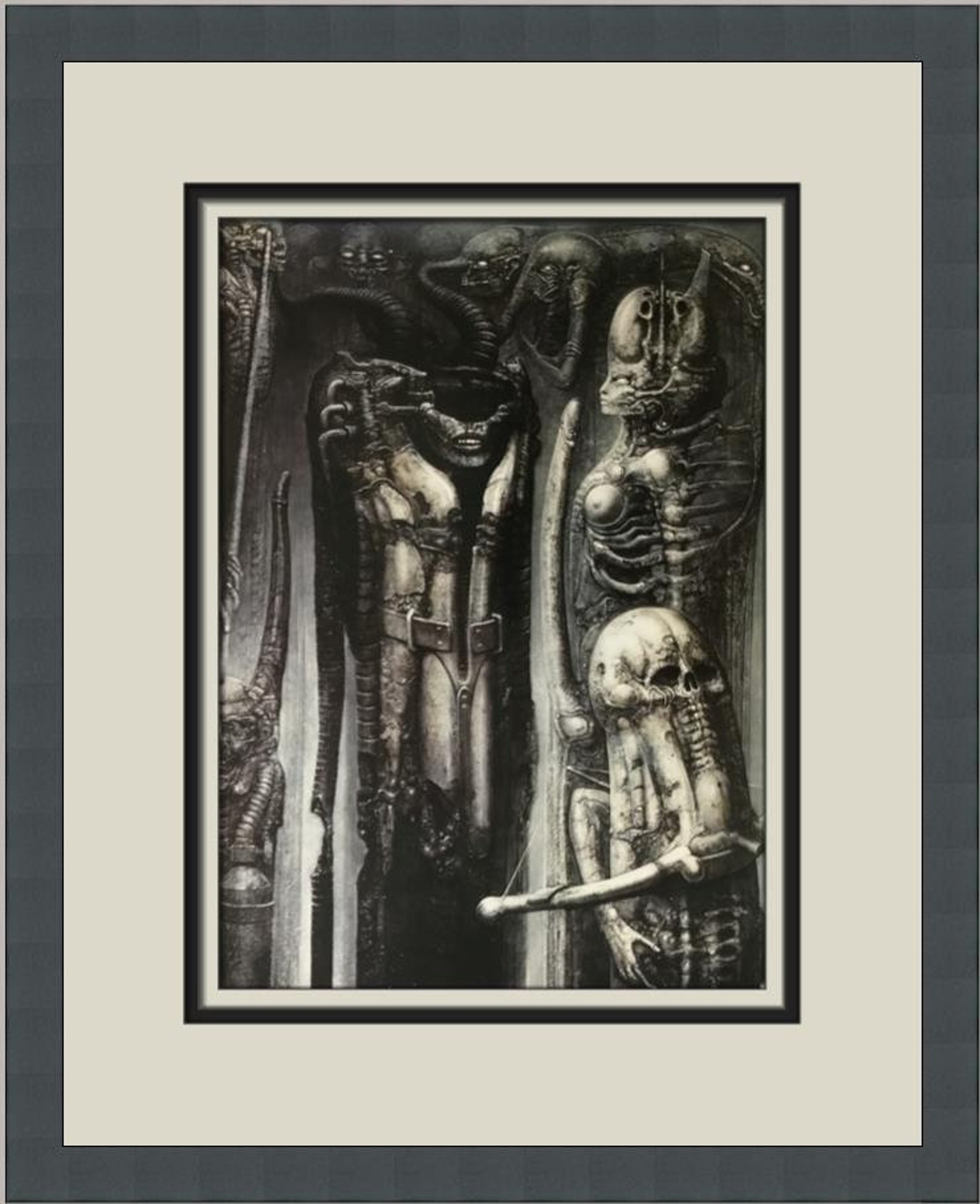 HR Giger H. R. Giger Biomechanoid III Custom Framed Print - Etsy