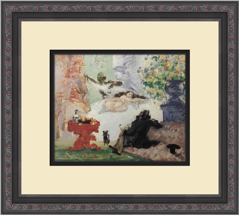 Paul Cezanne A Modern Olympia Custom Framed Print - Etsy