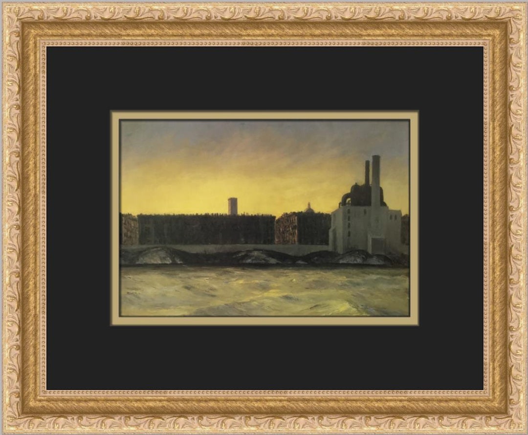 Edward Hopper East River Custom Framed Print - Etsy