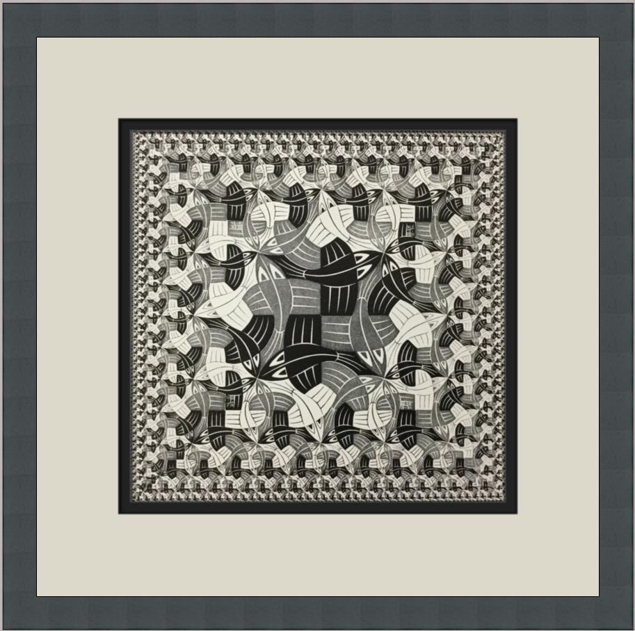 M.C. Escher MC Escher Square Limit Custom Framed Print - Etsy