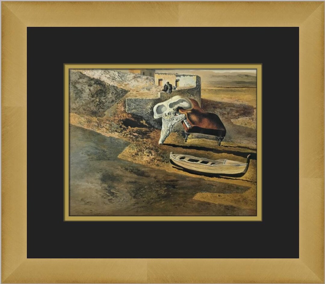 Cráneo atmosférico de Salvador Dalí sodomizando un piano de cola ...