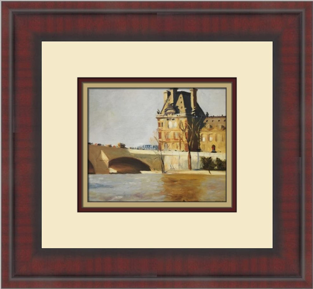 Edward Hopper Le Pont Royal Custom Framed Print - Etsy