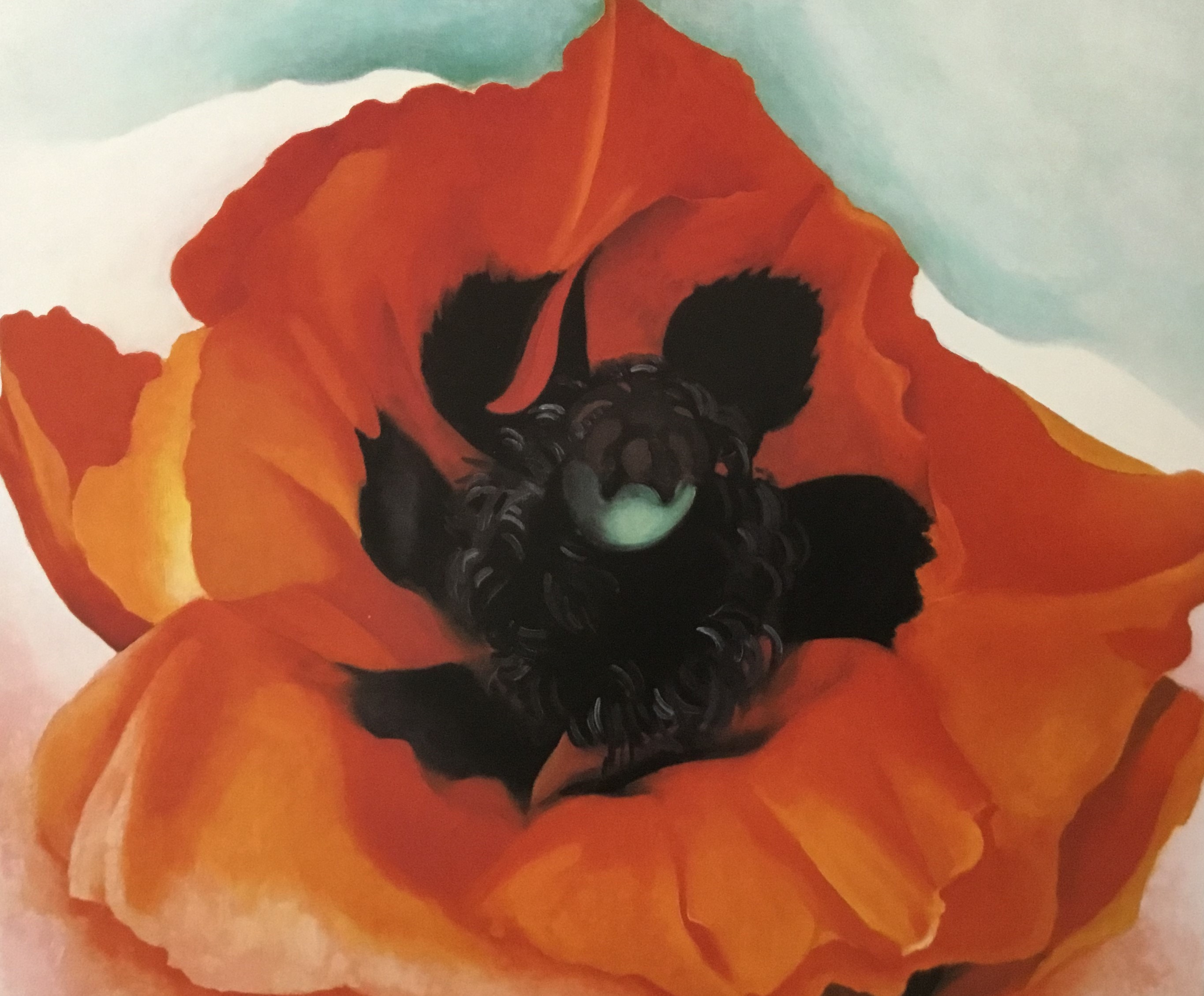 Georgia O'keeffe Poppy Custom Framed Print - Etsy