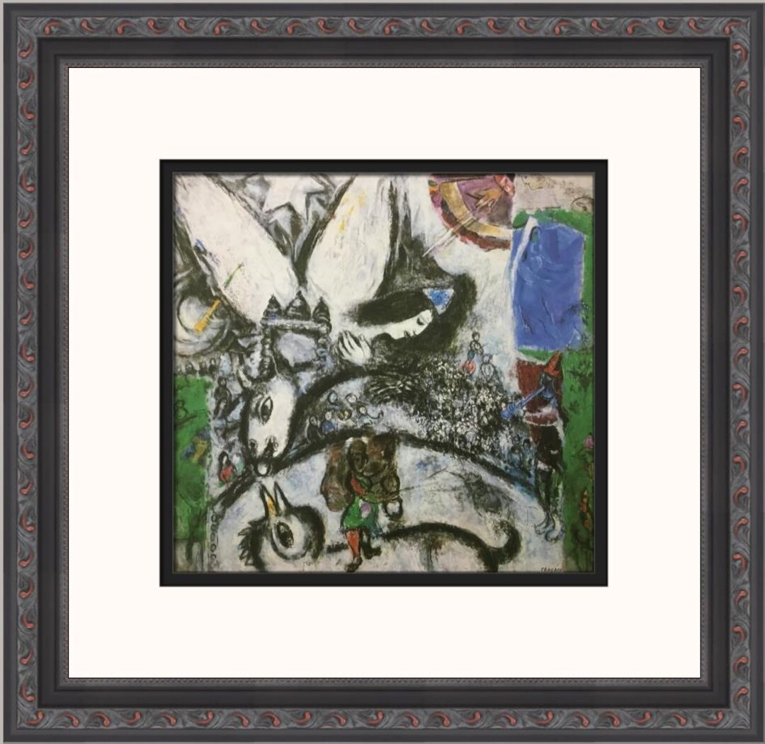 Marc Chagall the Large Circus Custom Framed Print - Etsy