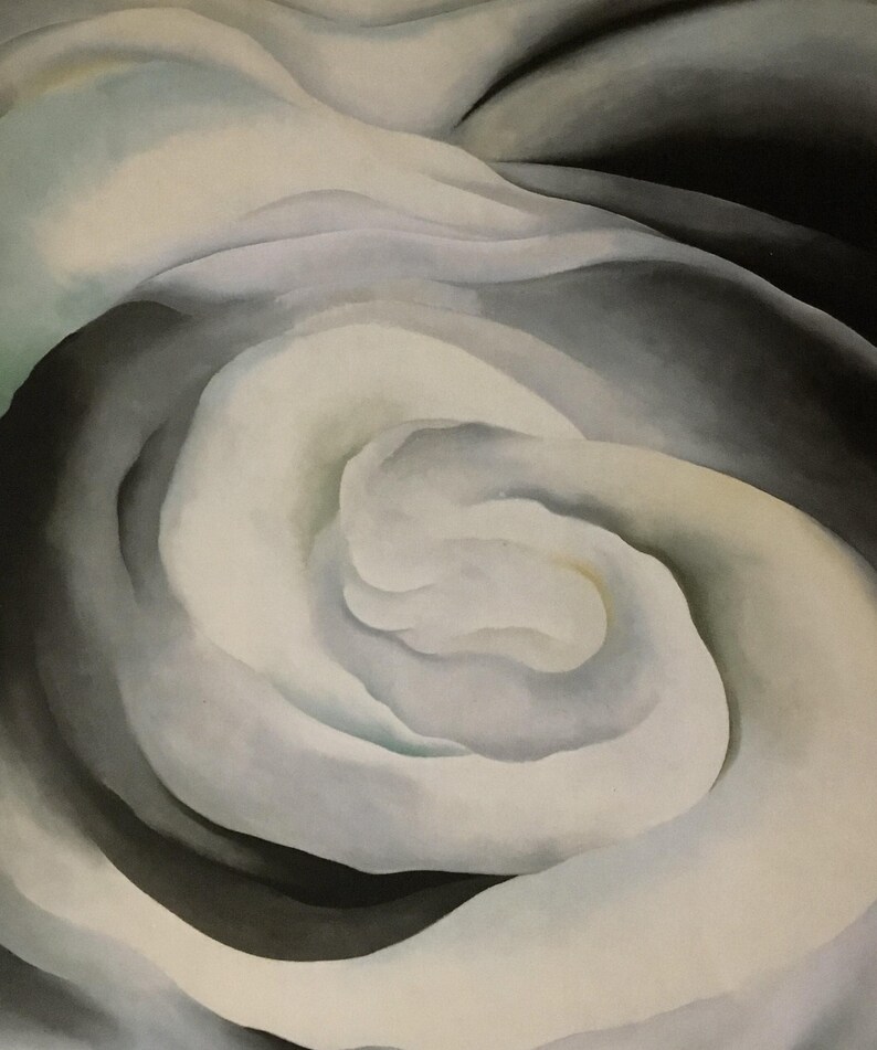 Georgia O'keeffe White Rose II Custom Framed Print - Etsy Australia