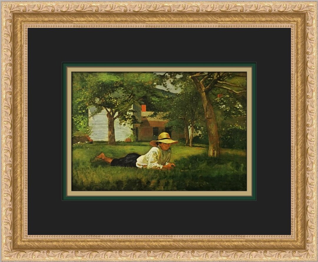 Winslow Homer Nooning Custom Framed Print - Etsy