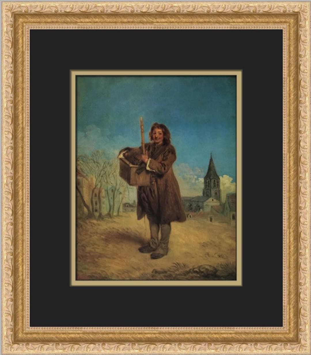 Jean-antoine Watteau the Savoyard With a Marmot Custom Framed Print - Etsy