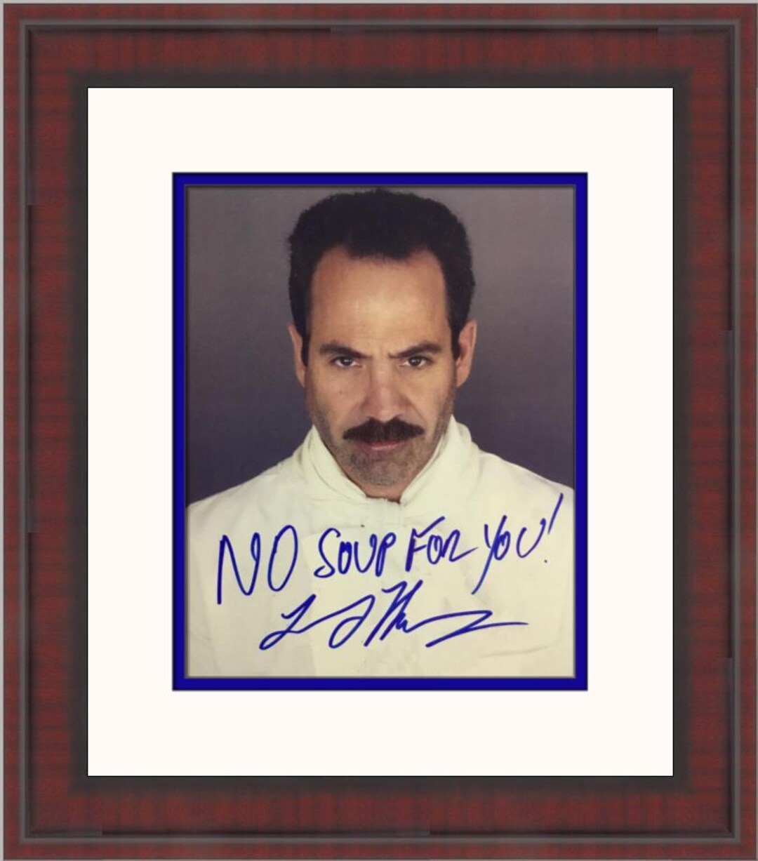 LARRY THOMAS the Soup Nazi Seinfeld Signed 10x8 Photograph Custom ...