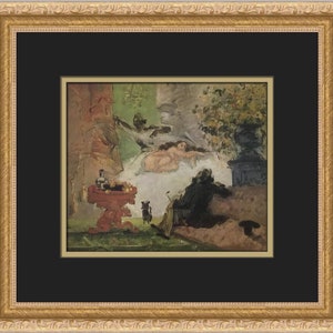 Paul Cezanne A Modern Olympia Custom Framed Print - Etsy