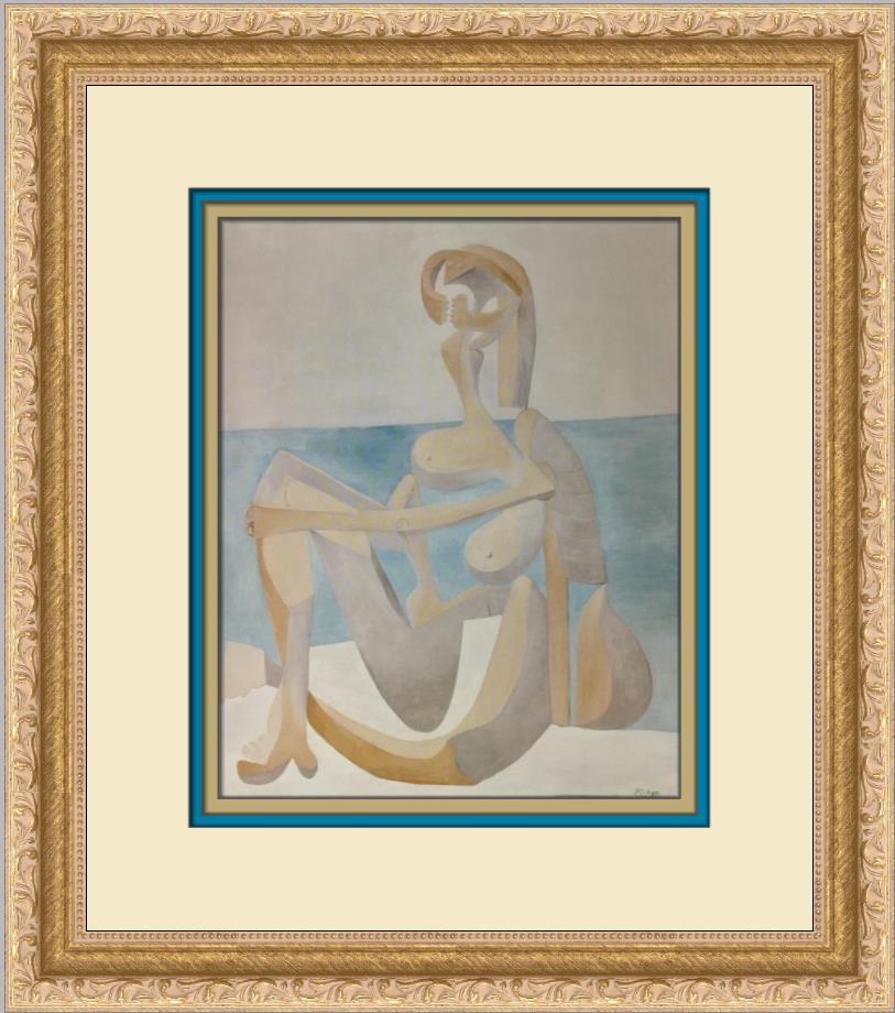 Pablo Picasso Seated Bather Custom Framed Print - Etsy