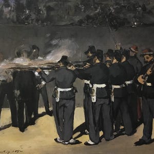 Edouard Manet the Execution of Maximillian Custom Framed Print - Etsy ...