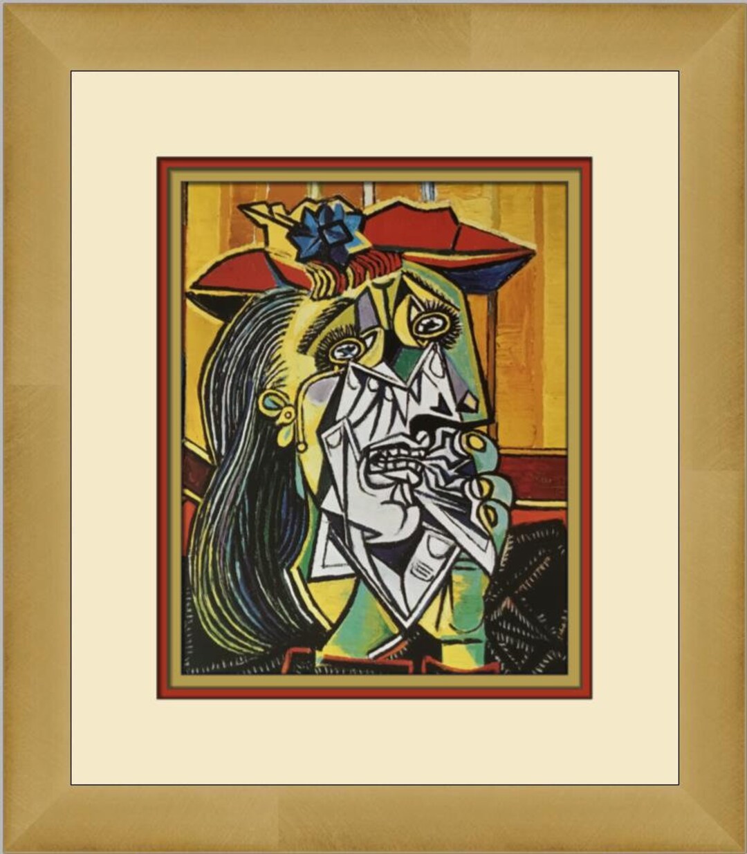 Pablo Picasso Weeping Woman Custom Framed Print - Etsy