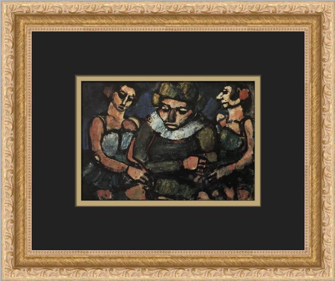 Georges Rouault the Circus Trio Custom Framed Print - Etsy