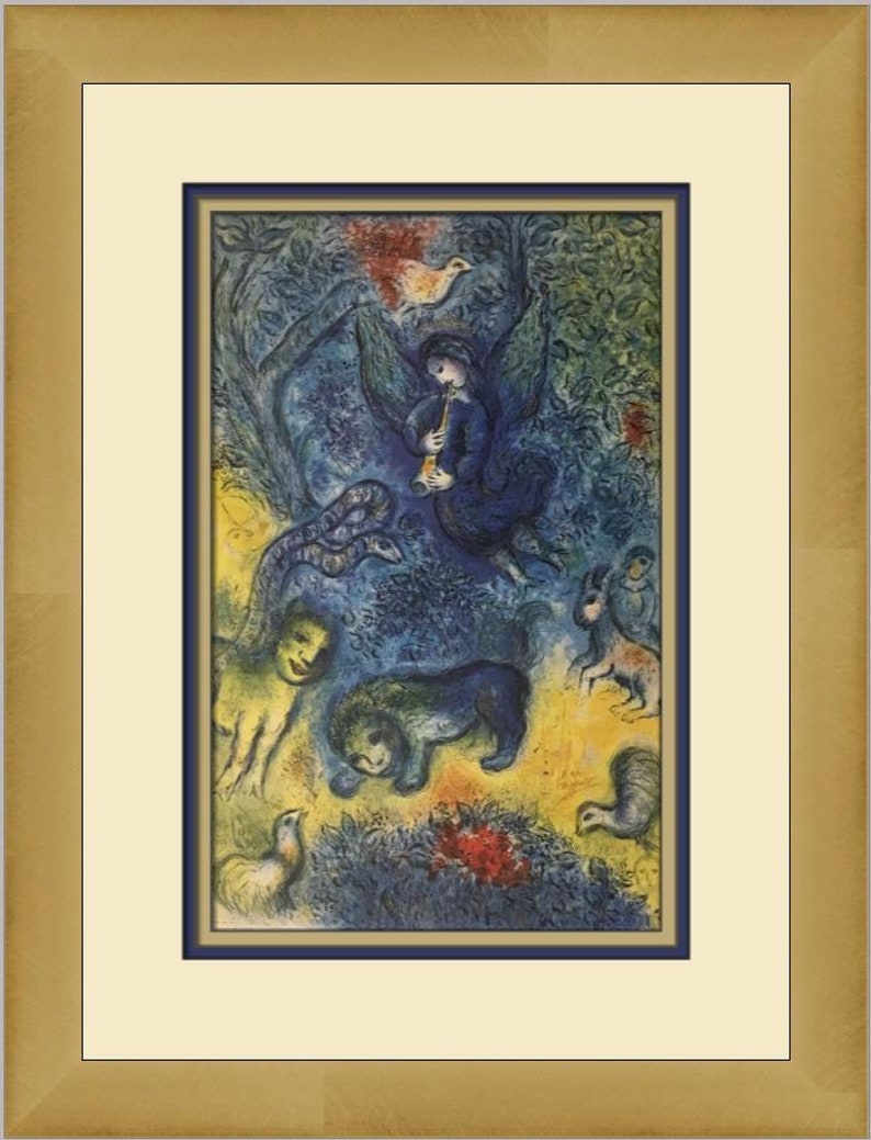 Marc Chagall the Magic Flute Custom Framed Print - Etsy