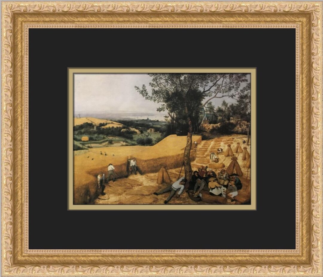 Peter Bruegel the Elder the Harvester Custom Framed Print - Etsy