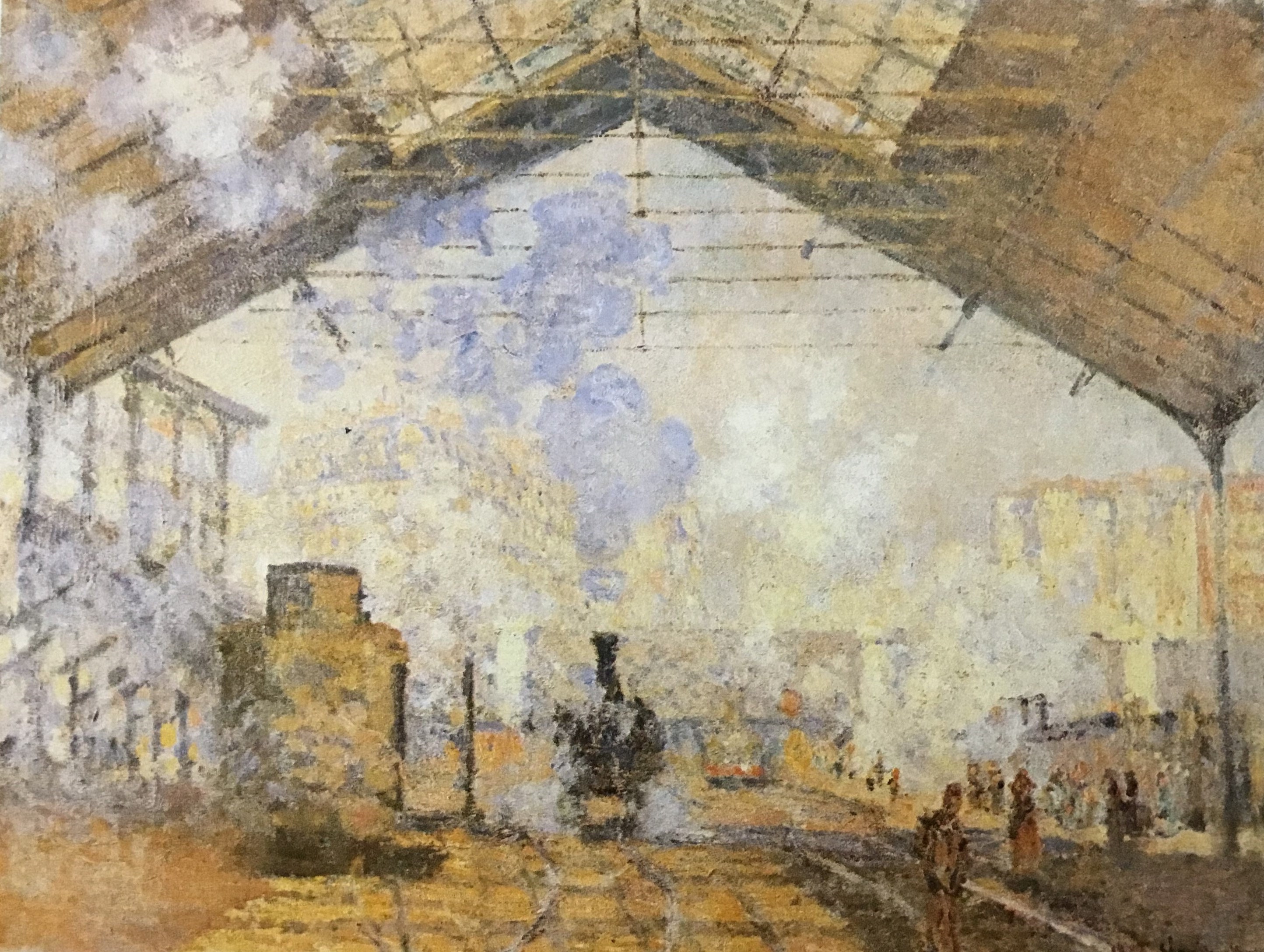 Claude Monet Saint-lazare Station Custom Framed Print - Etsy