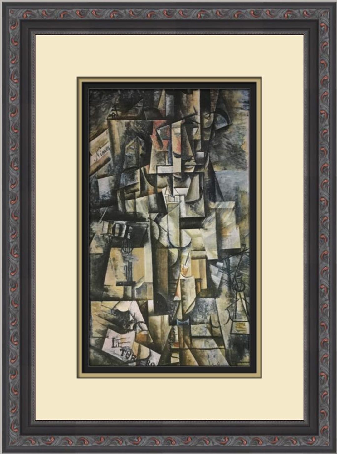 Pablo Picasso the Aficionado Custom Framed Print - Etsy