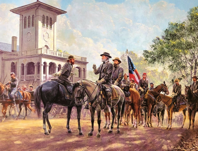 Mort Kunstler Civil War Unconquered Spirit Custom Framed Print - Etsy