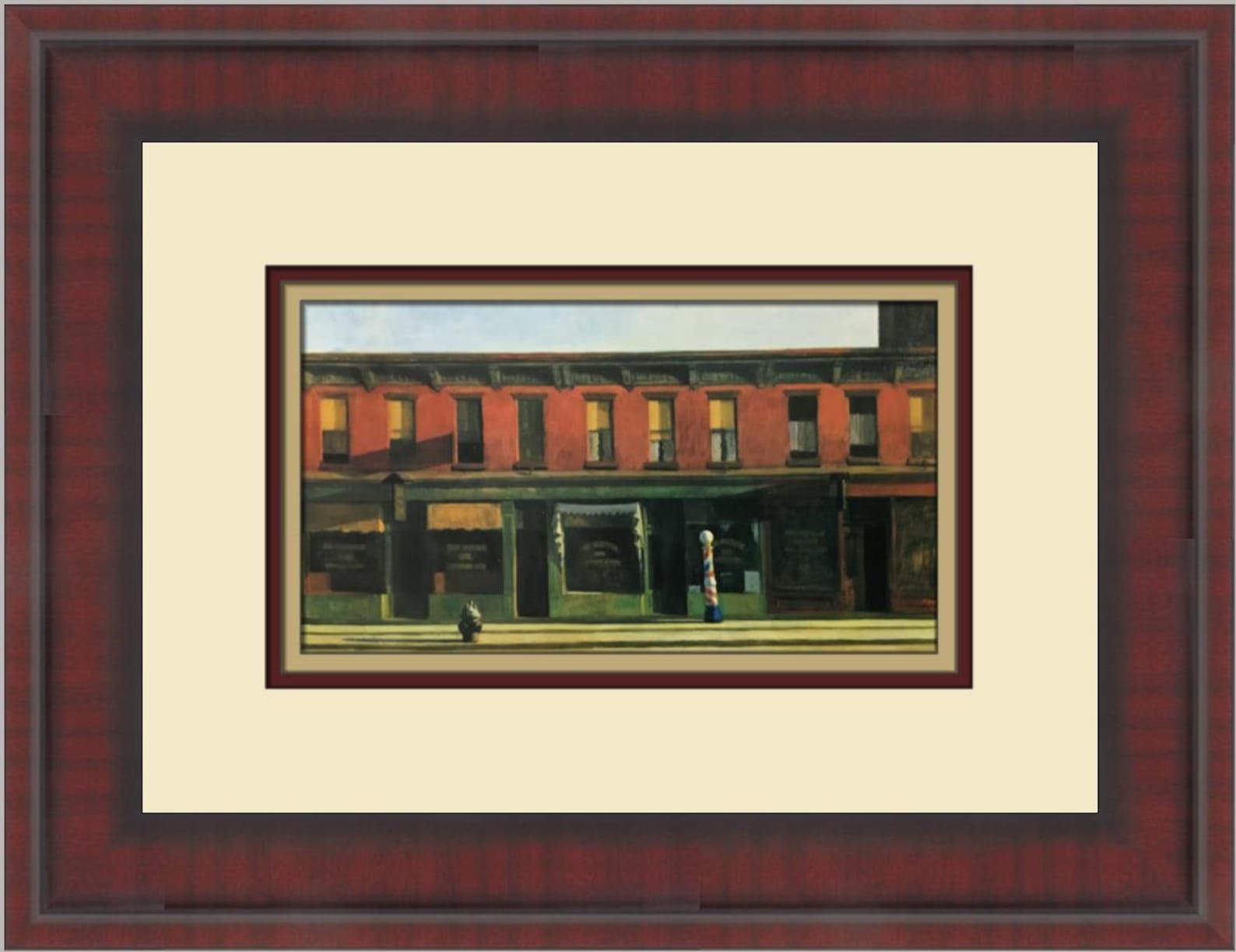 Edward Hopper Early Sunday Morning Custom Framed Print - Etsy
