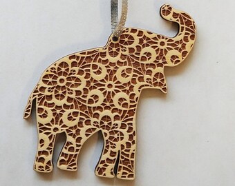 Elephant ornament | Etsy