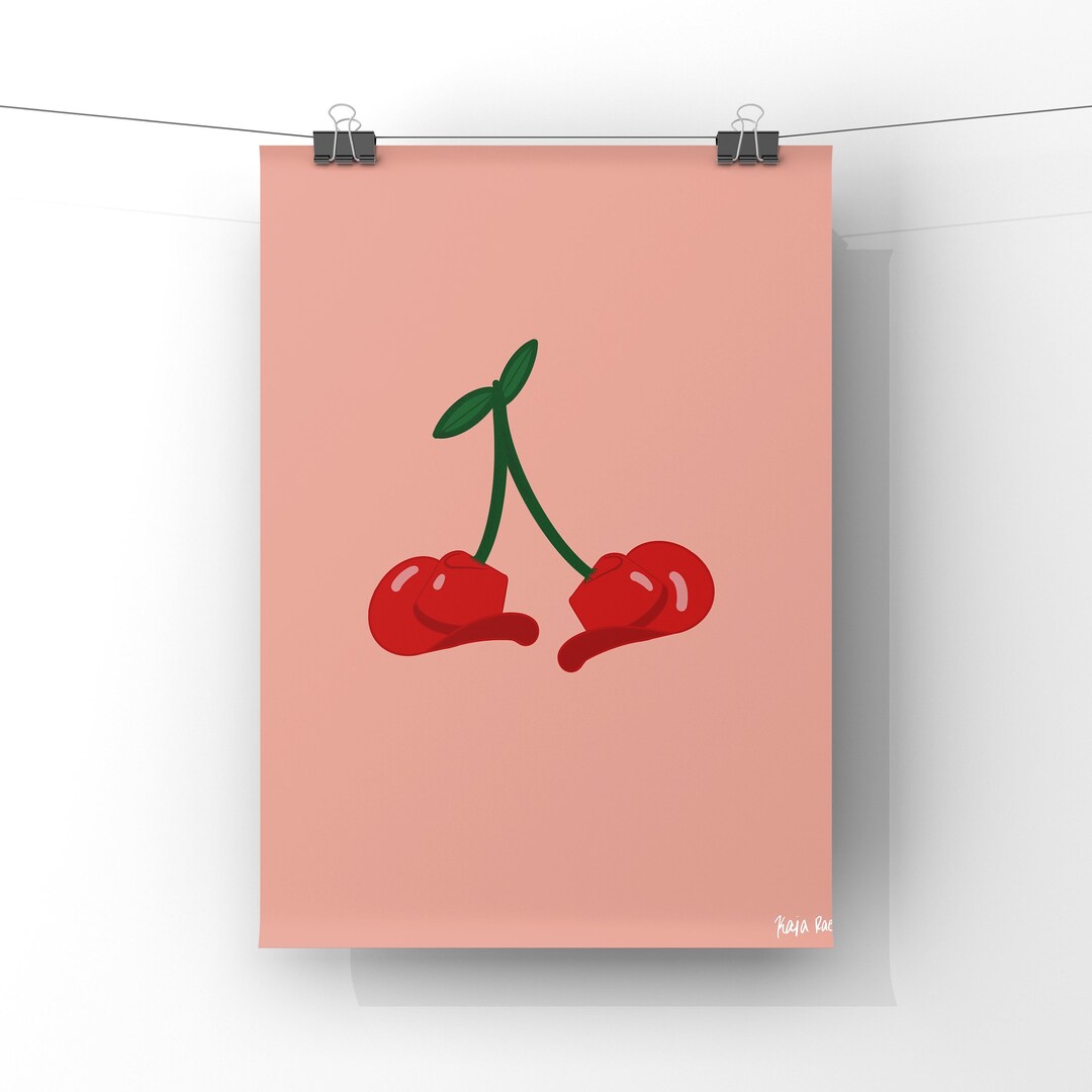 Twin Cherries Digital Download | Cowboy Hat | Western Print | Western ...