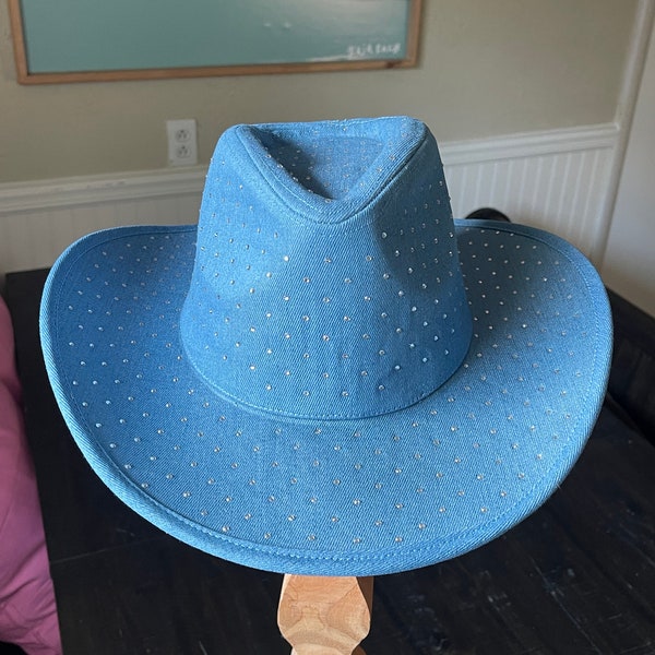 Denim Cowboy Hat - Etsy