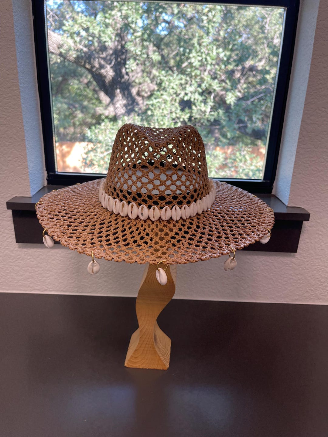 Straw Cowrie Shell Cowgirl Hat | Raffia Western Hat | Coastal Cowgirl ...