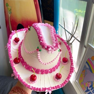 Custom Made to Order *fake Cake* Cowgirl/ Cowboy Hat | Cowboy Hat ...