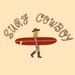 Surf Cowgirl Art Print | Surfer Illustration | Beach Prints | Ocean Art ...