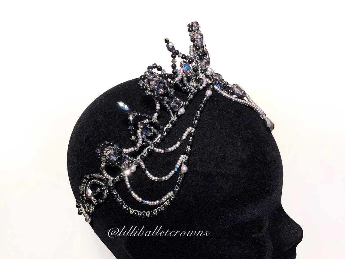 Black Swan Tiara Odile Tiara Ballet Tiara Ballet Headpiece - Etsy