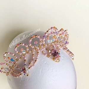 RAYMONDA Tiara, Pink Tiara, Swarovski TIARA, Aurora Tiara, Fairy Tiara ...