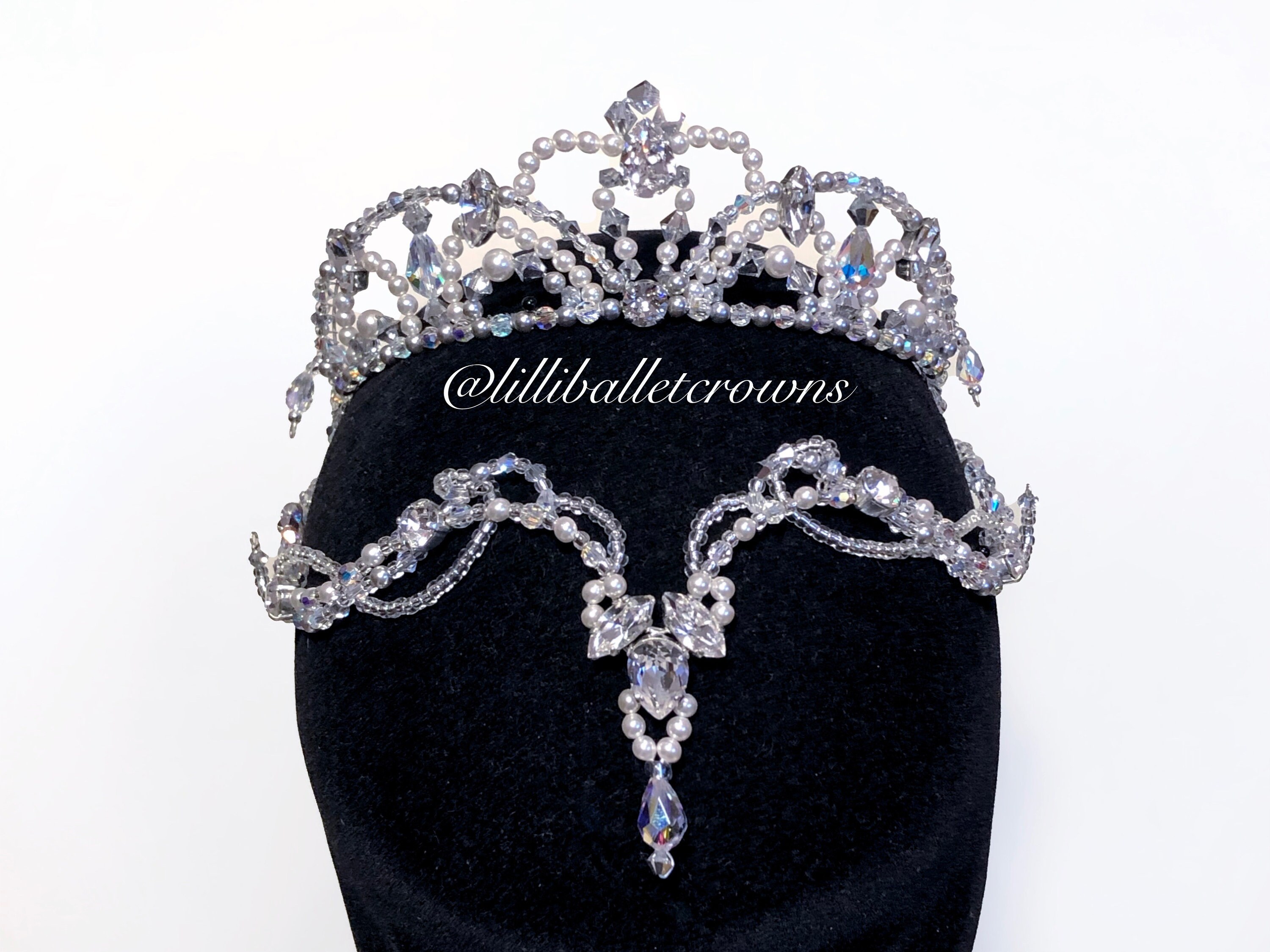 RAYMONDA Ballet Tiara Ballet Headpiece White Tiara - Etsy