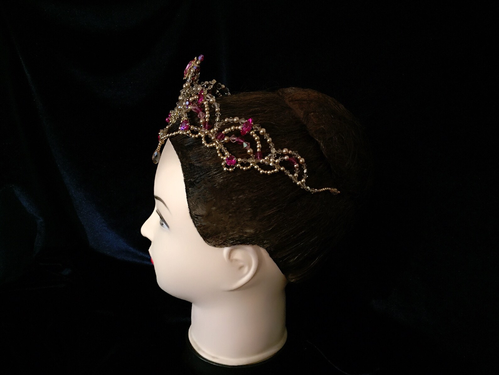 BALLET TIARA MEDORA Professional ballet headpiece Ballet | Etsy