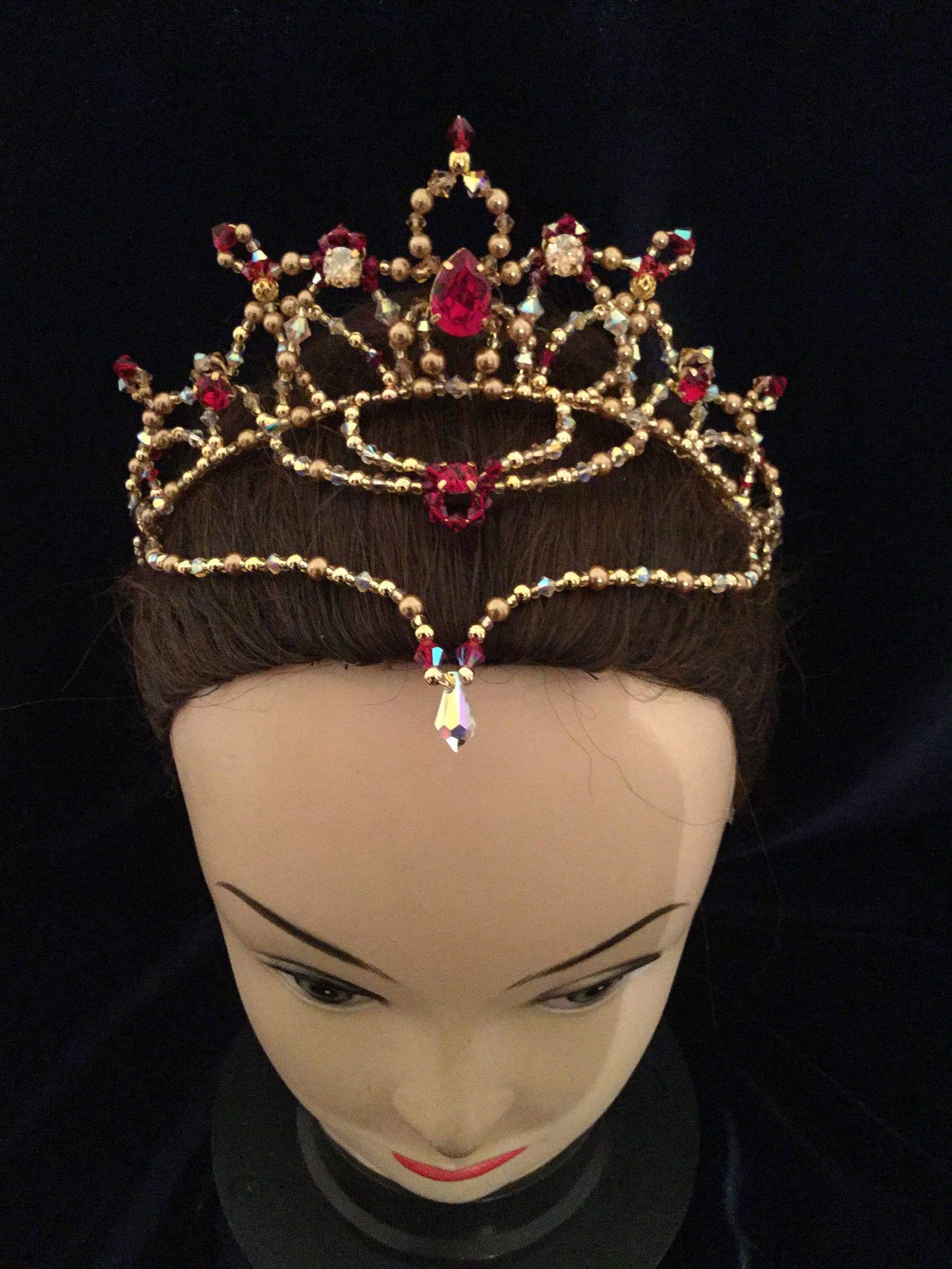 BALLET TIARA BALLET headpiece La Bayadere tiara Red Tiara | Etsy
