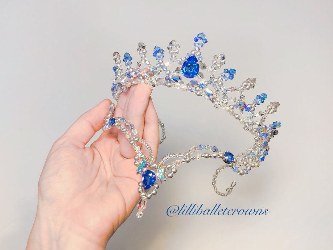 BALLET TIARA, Blue Bird Tiara, Blue Tiara, Swarovski Tiara, Le Corsaire ...