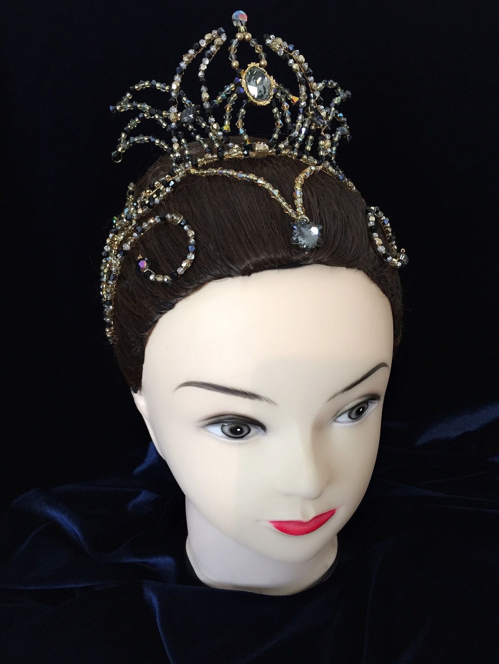ODILE TIARA BLACK Swan Tiara Ballet tiara ballet | Etsy