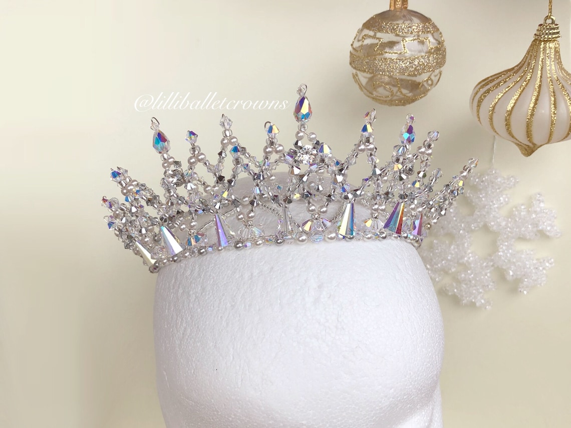Snow Queen Ballet Tiara Ballet Crystal Tiara Snow Queen - Etsy