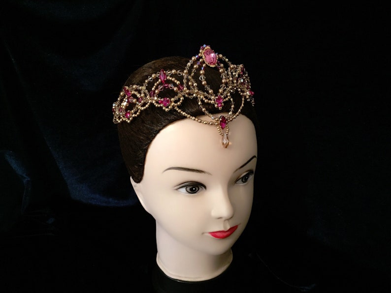 BALLET TIARA MEDORA Professional ballet headpiece Ballet | Etsy