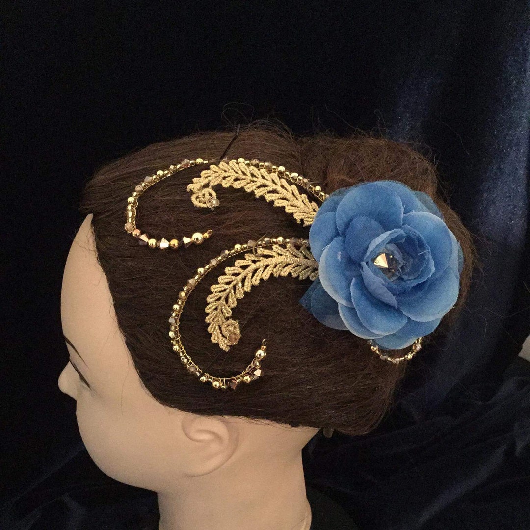 Laurencia Hairpiece , Red Roses, Roses Ballet Headpiece, Spanishdance ...