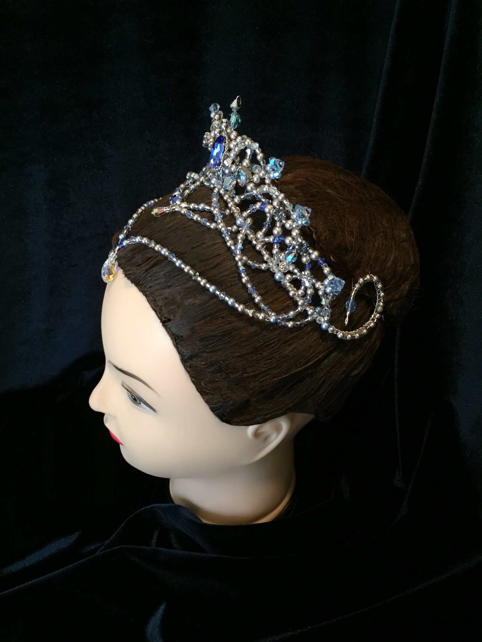 BALLET TIARA Ballet Headpiece Blue Bird Tiara Blue Tiara - Etsy