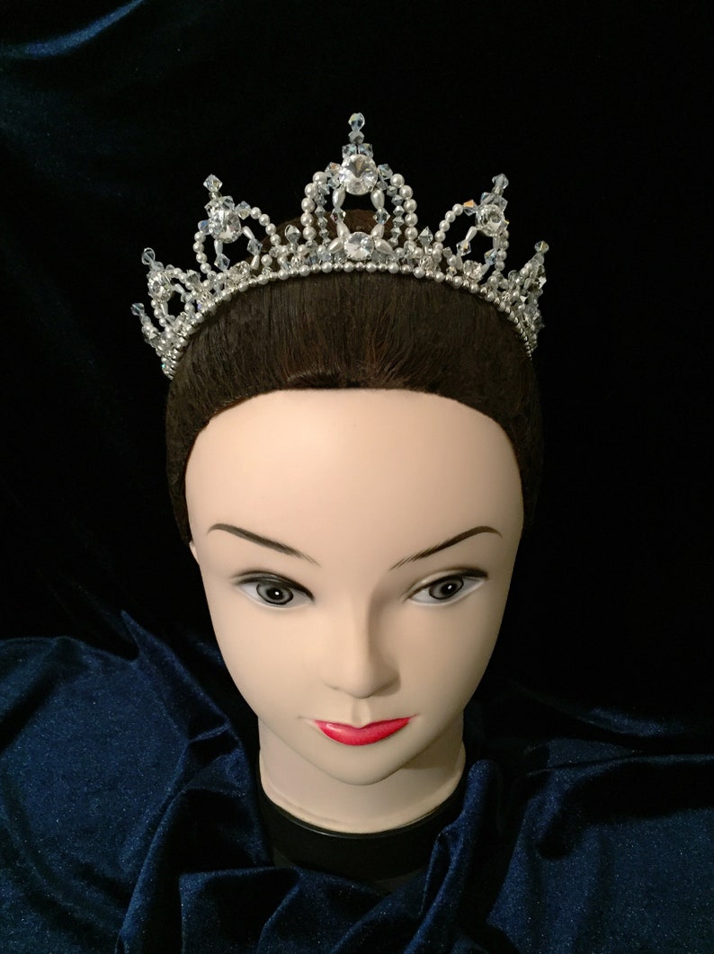 BALLET TIARA Clear Crystal Tiara Aurora tiara Ballet | Etsy